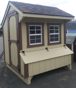 Chicken coop windows - Cluckin